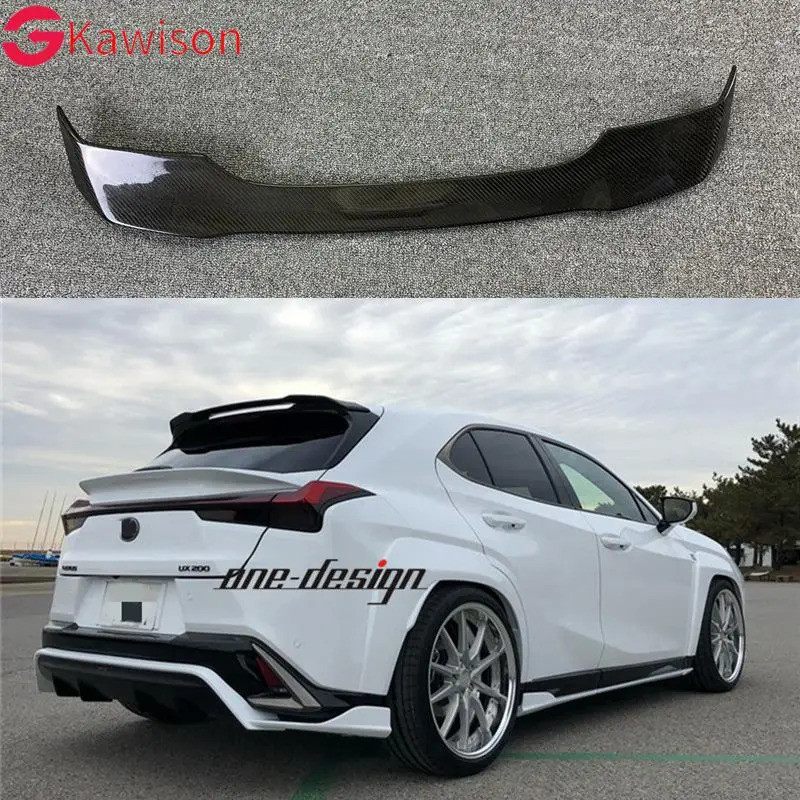 AR style High Quality Carbon Fiber Rear Trunk Roof Spoiler For LEXUS UX UX200/UX250h/UX260h 2019 ...