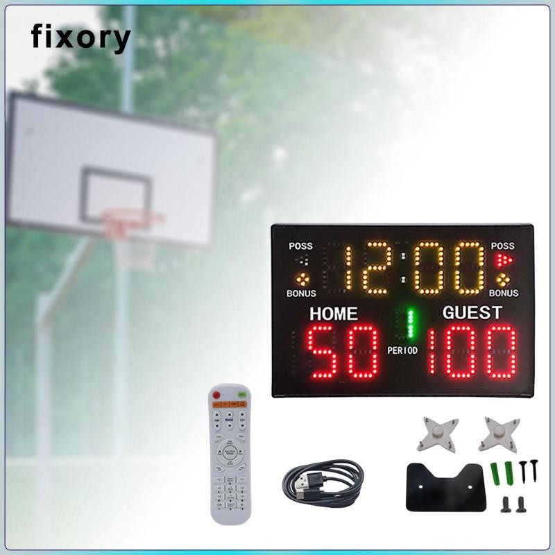 fixory Digital Scoreboard Wall Hanging Portable with Remote Score ...