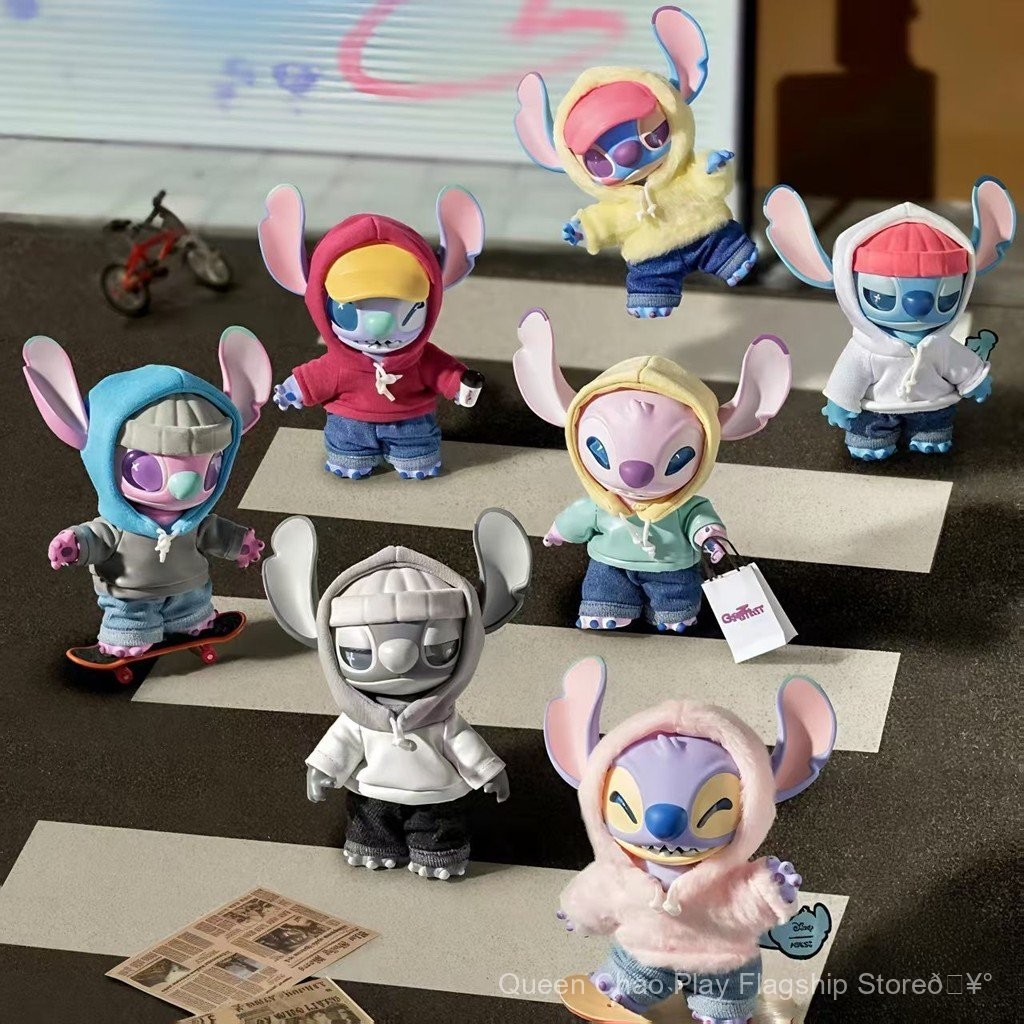 Genuine MINISO Disney Stitch Mystery Box GenZ Street Series Vinyl Plush ...