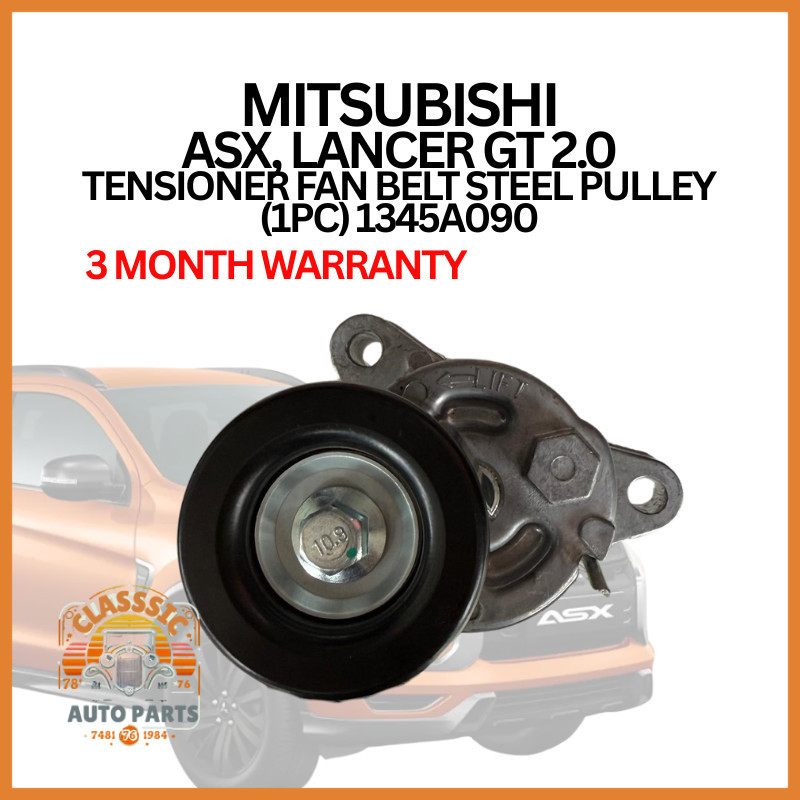 MITSUBISHI ASX, LANCER GT 2.0 TENSIONER FAN BELT STEEL PULLEY (1PC ...