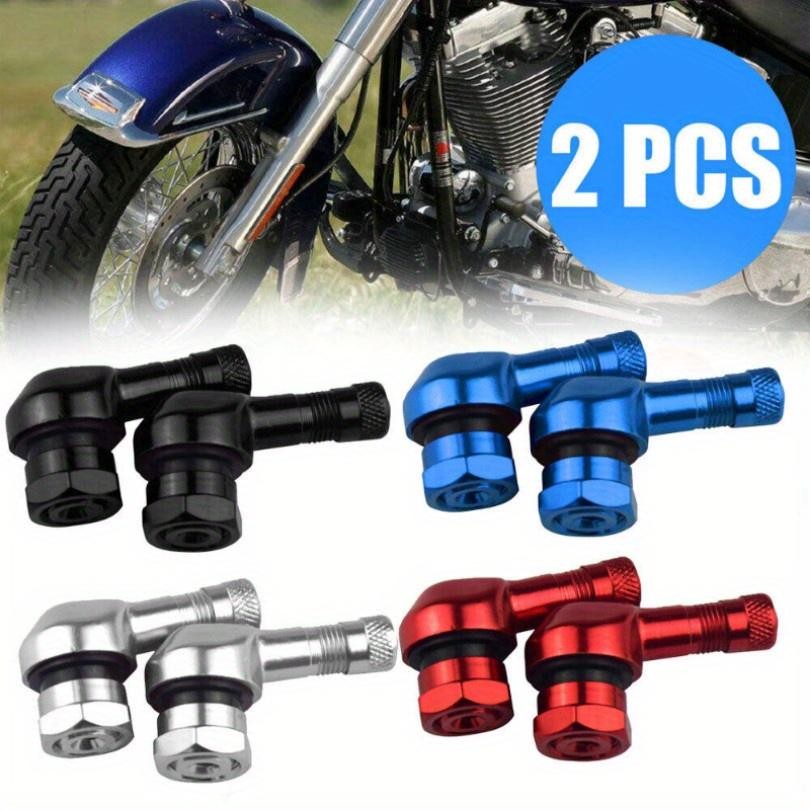 2pcs Durable Motorcycle Tire Valve Tubeless Aluminum Alloy Wheel Tire ...