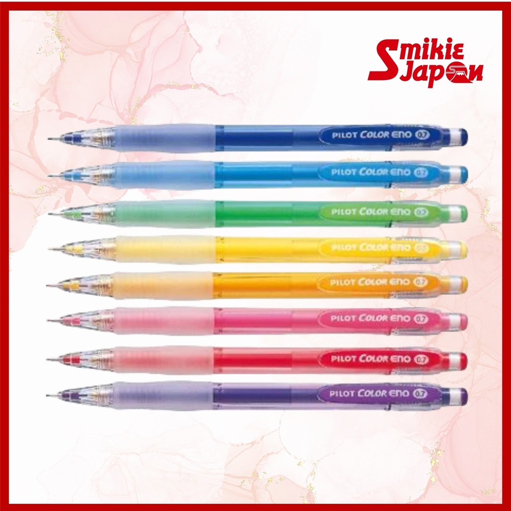 Pilot Color ENO 0.7mm Erasable Mechanical Pencils HCR-12R Direct From ...