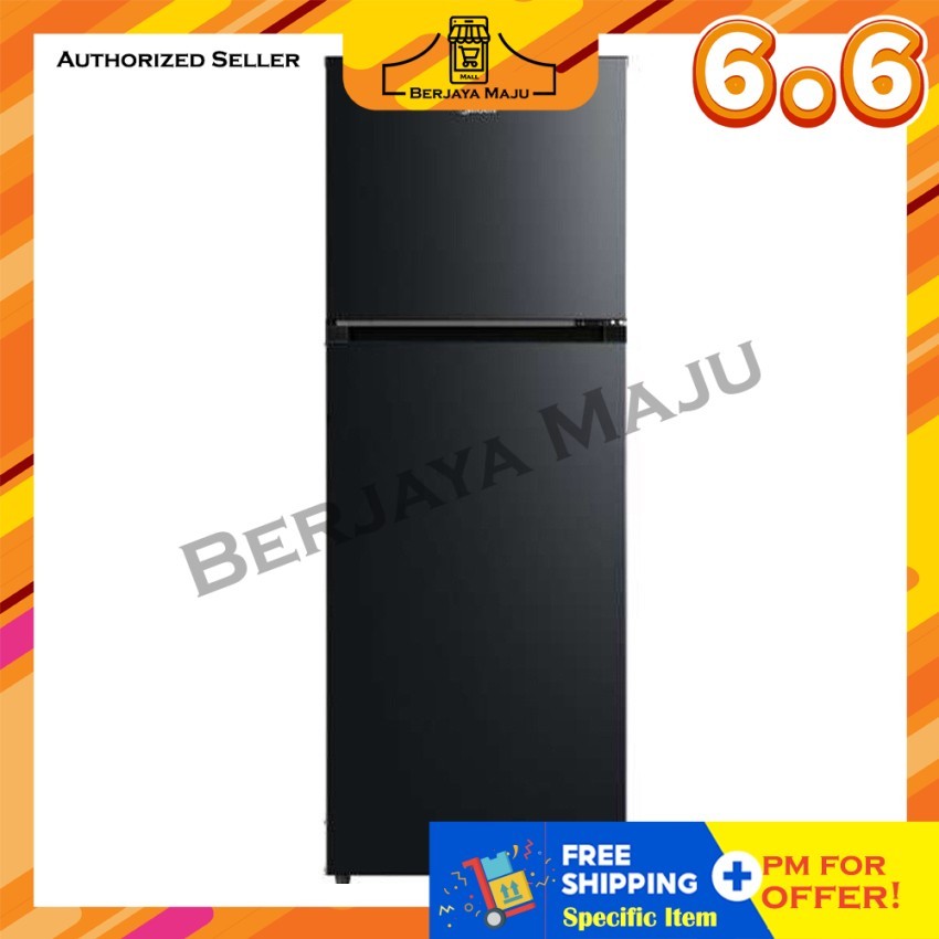 Midea 330L 2 Door Refrigerator MDRT384MTB30 (Black) | Shopee Malaysia