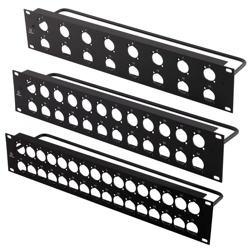 Jiasound 1U 2U Rack Patch Panel 8 12 16 24 Way Channel Flight Case ...