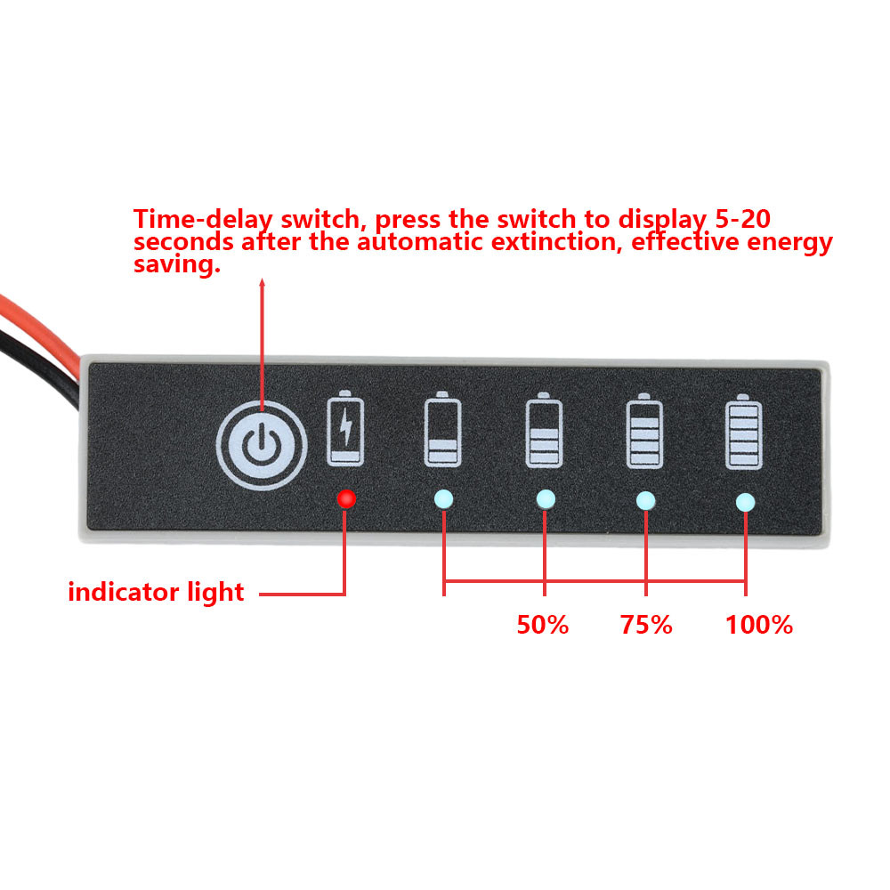 Pcbfun 18650 Li-ion Battery Pack Charge Indicator Battery Charge ...