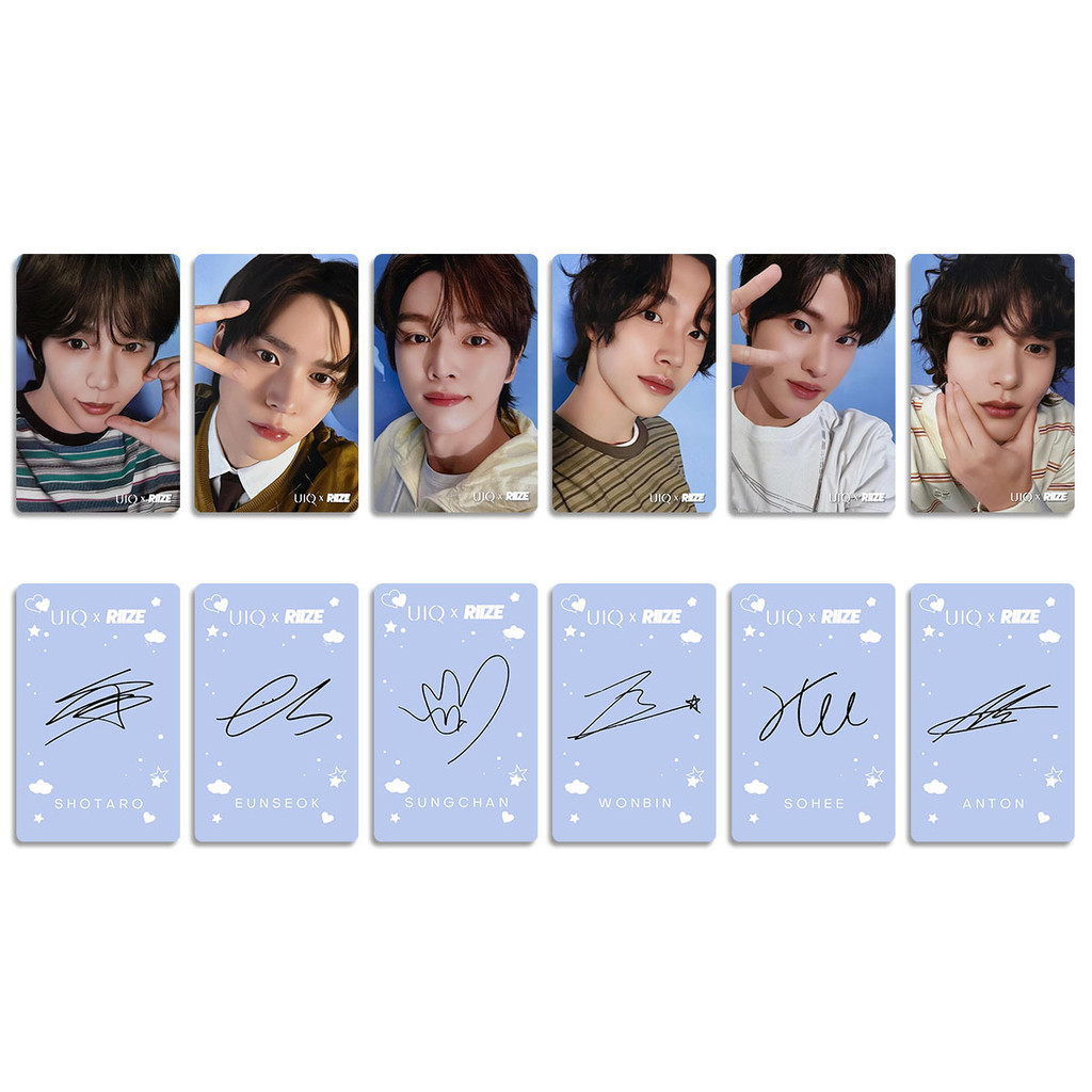 6-8pcs RIIZE 2025 SEASON’S GREETINGS Lomo Cards ODYSSEY RIIZING ...