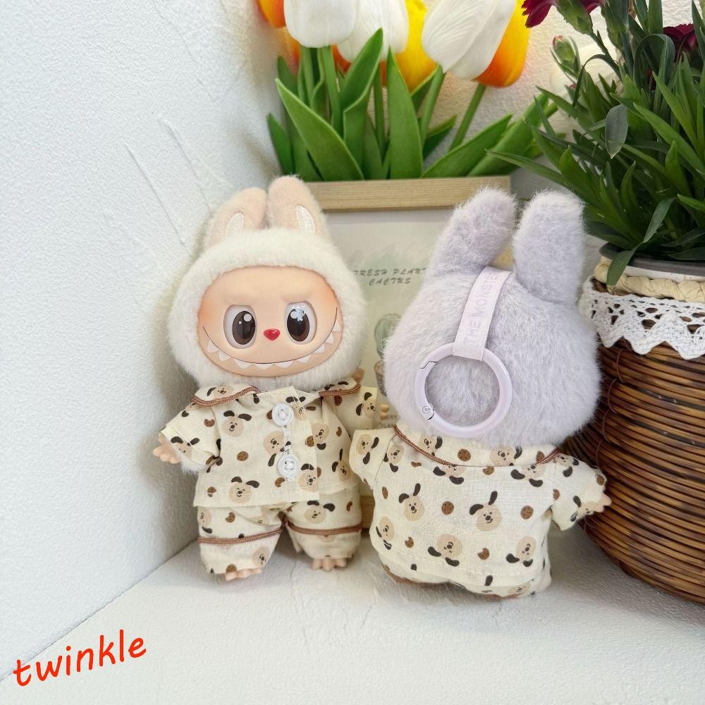 TWINKLE1 Sitting Labubu Time Cloth, Doggy Style Dress Up Labubu Doll's Pajamas, Suit Handmade ...