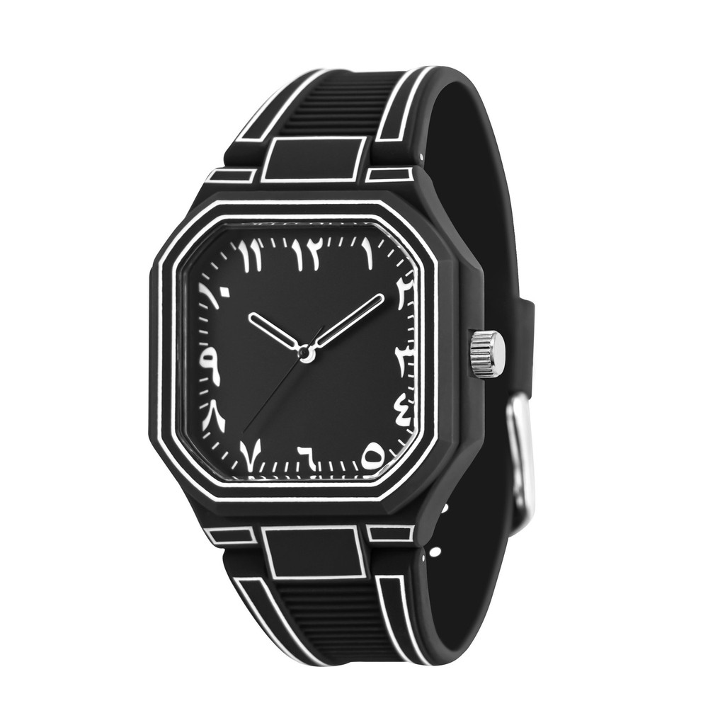 A simple comic style pixel watch, a high level of appearance for men in ...