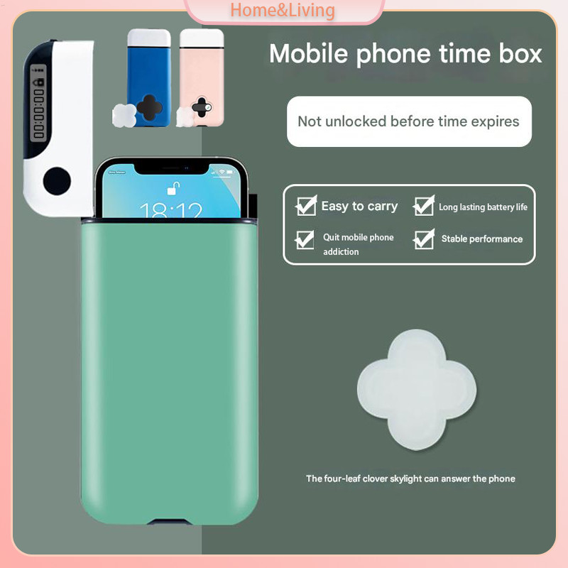 Rechargeable Timed Phone Lock Box Timed Phone Locker Box Battery ...