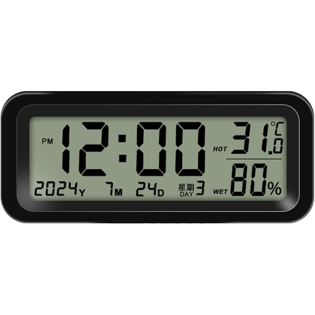 Small Digital Clock,Car Dashboard Clock Rechargeable, Car Truck ...