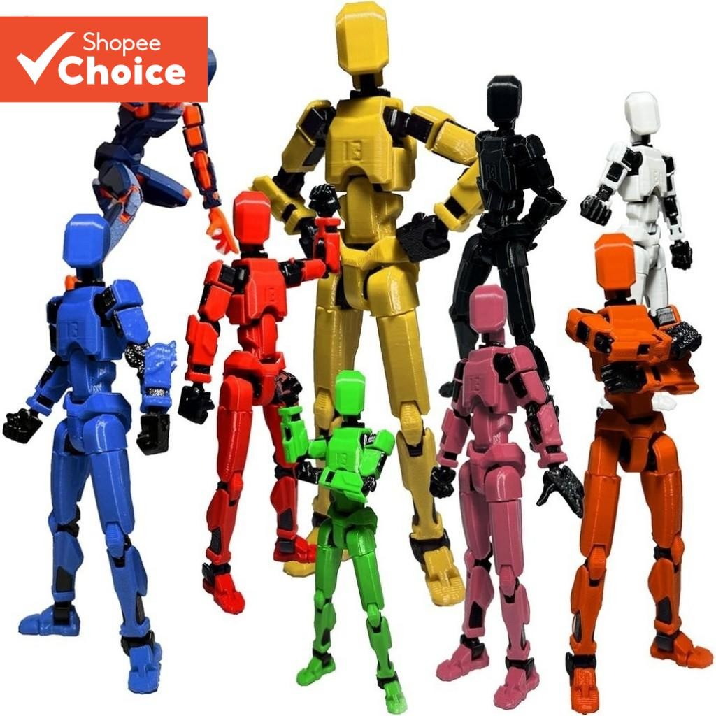 Dummy 13 Multi-Jointed Action Figure, 3D Printed Movable Robot Toy For ...