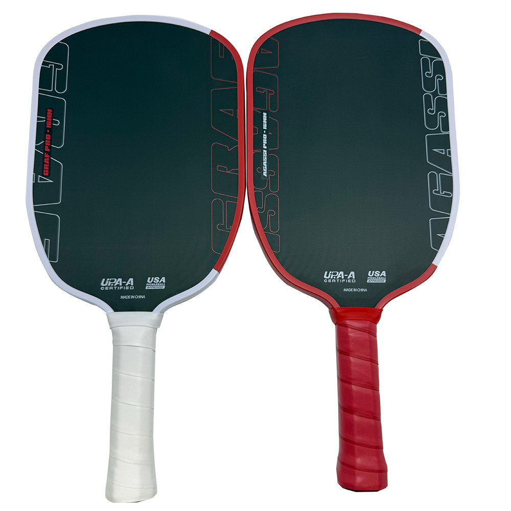 Graf Agassi Pro Pickleball Paddle TFP Carbon Fiber Hot Pressed Core ...