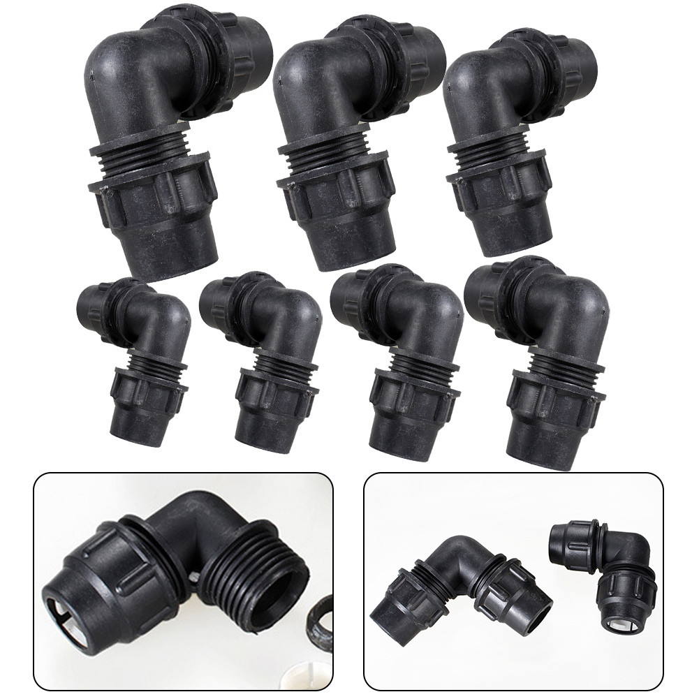 PP-Fitting Screw PE Pipe Drinking Water Clamp Connector 20 25 32 40 50 ...