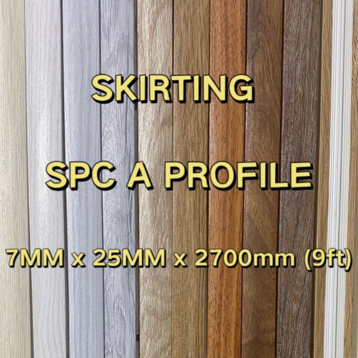 SPC A PROFILE / Floor Accessories / 7mm x 2700mm x 25mm (9 feet) / SPC ...