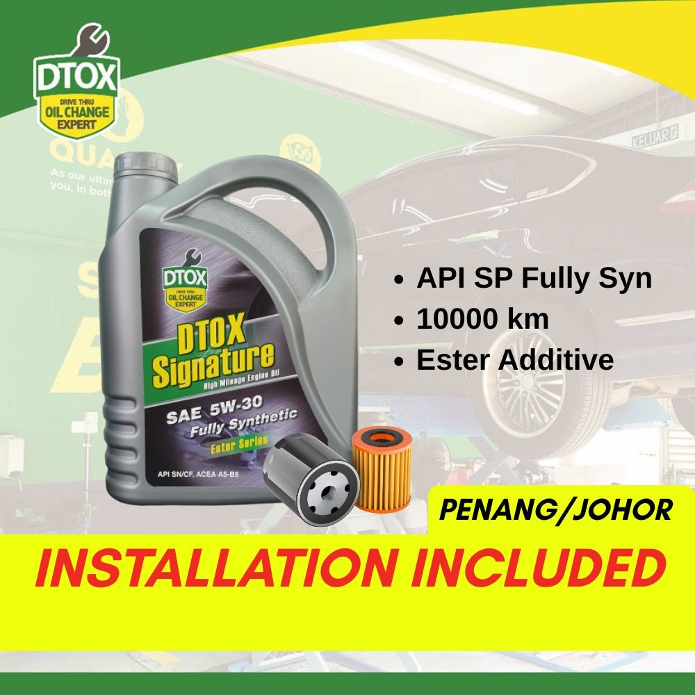 [Installation Provided] [Penang/Johor] ENGINE OIL SERVICE PACKAGE DTOX ...