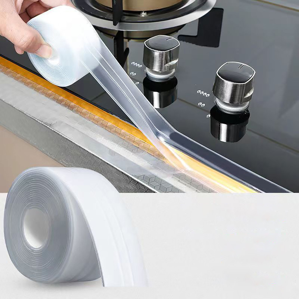 Transparent Acrylic Single-fold Kitchen And Bathroom Waterproof Mildew ...