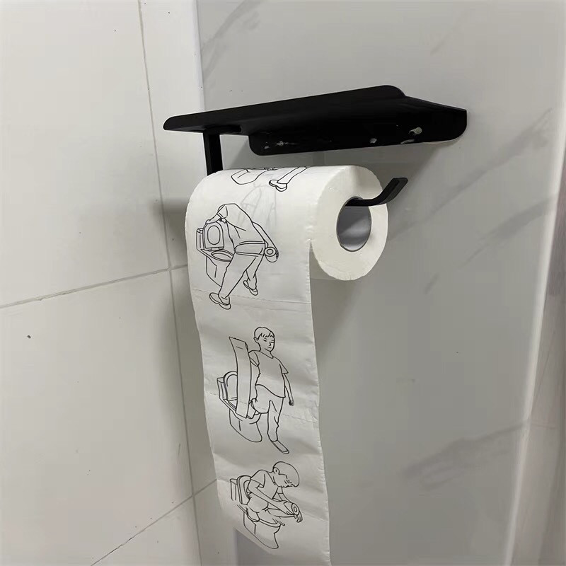 Slowly Pull Cartoon Style Teaches You to Use Toilet Paper Correctly ...