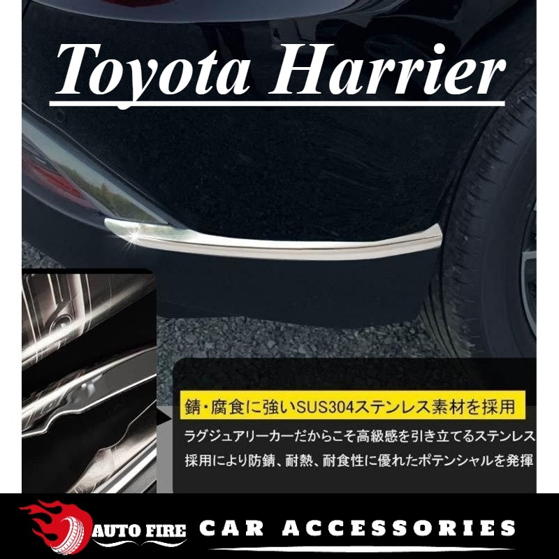 Toyota Harrier UX80 2020-2025 Decorative Rear Bumper Corner Anti ...