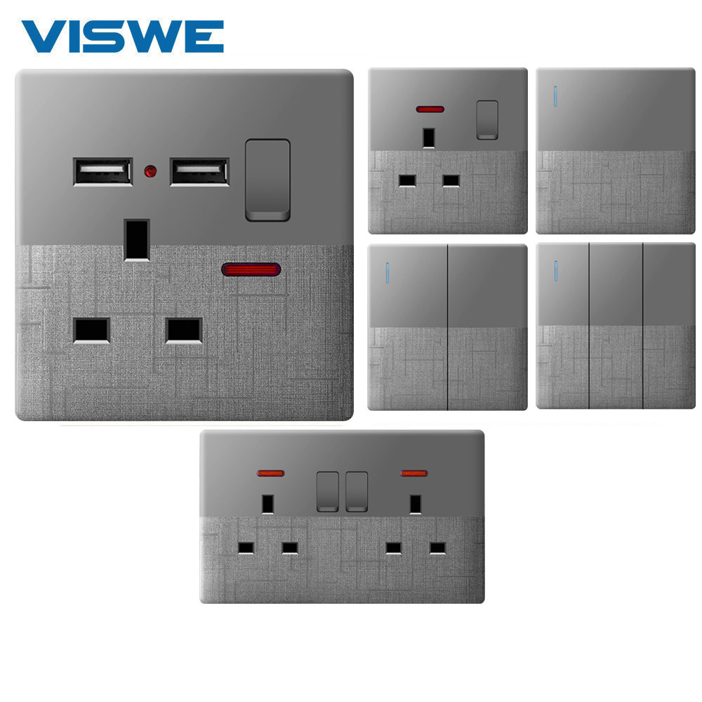VISWE | wall socket | power socket | usb socket | double socket | wall switch | light switch ...