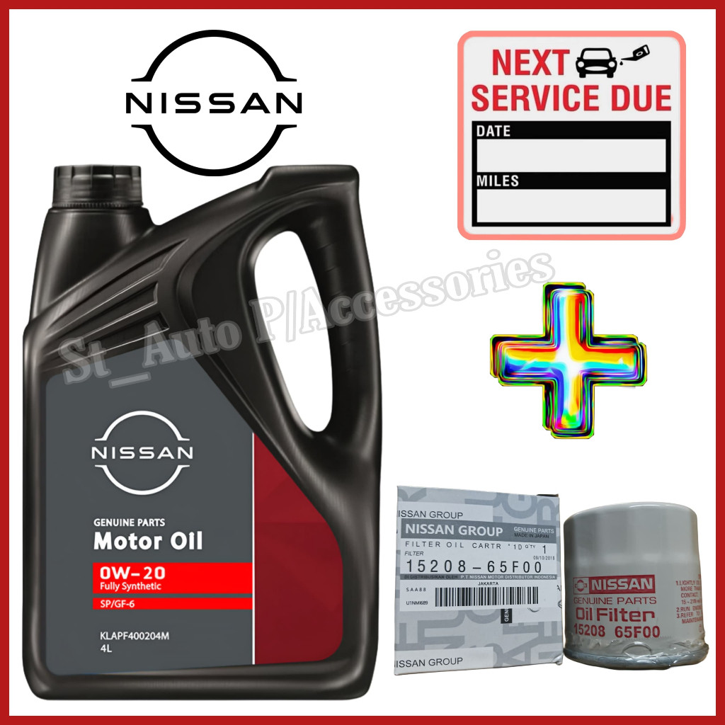 Nissan 0W20 Engine Oil Fully Synthetic (4 Liter) For Nissan , Honda , Toyota , Proton , Perodua ...
