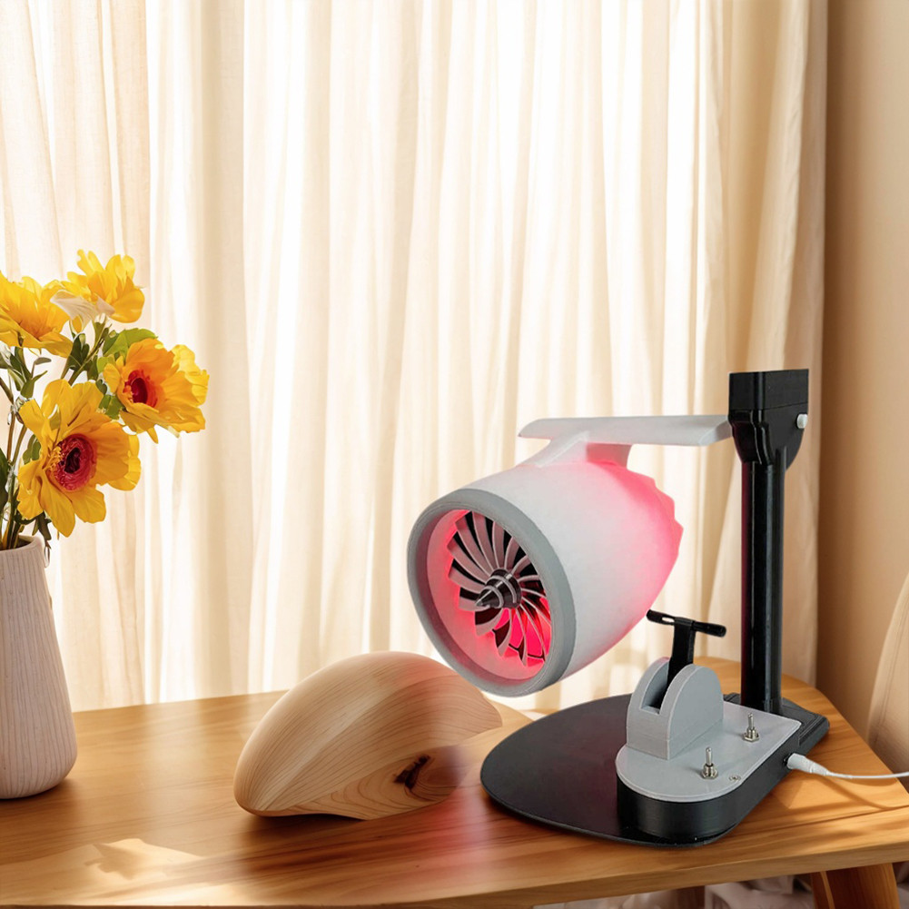 USB Jet Fan Creative Desktop Turbo Jet Fan with Humidifier and Tail ...