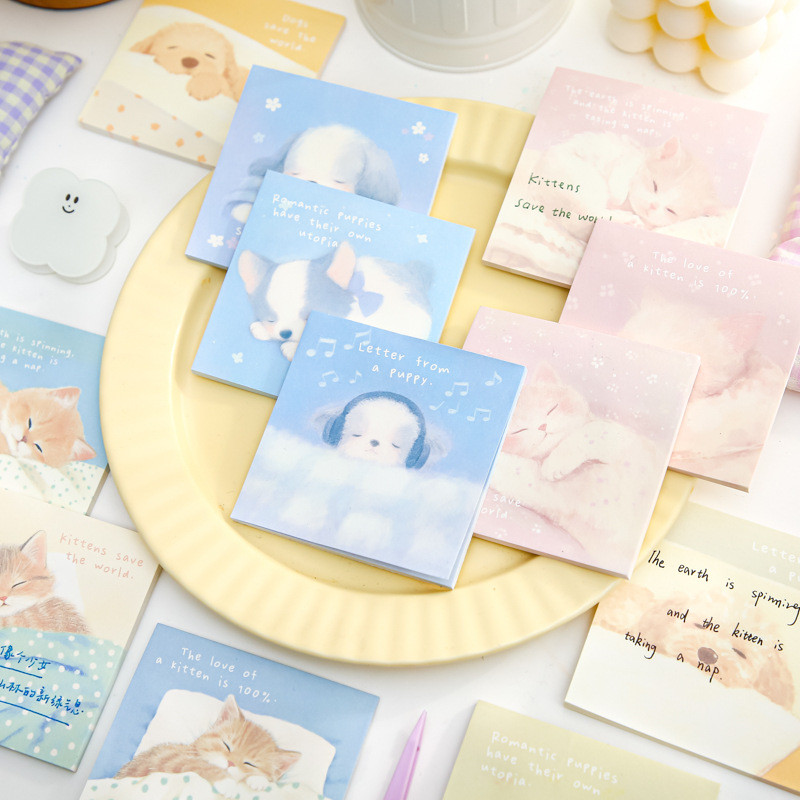 Cdaily|90 Sheets Original Illustrations Three Enjoy Pack N Times ...