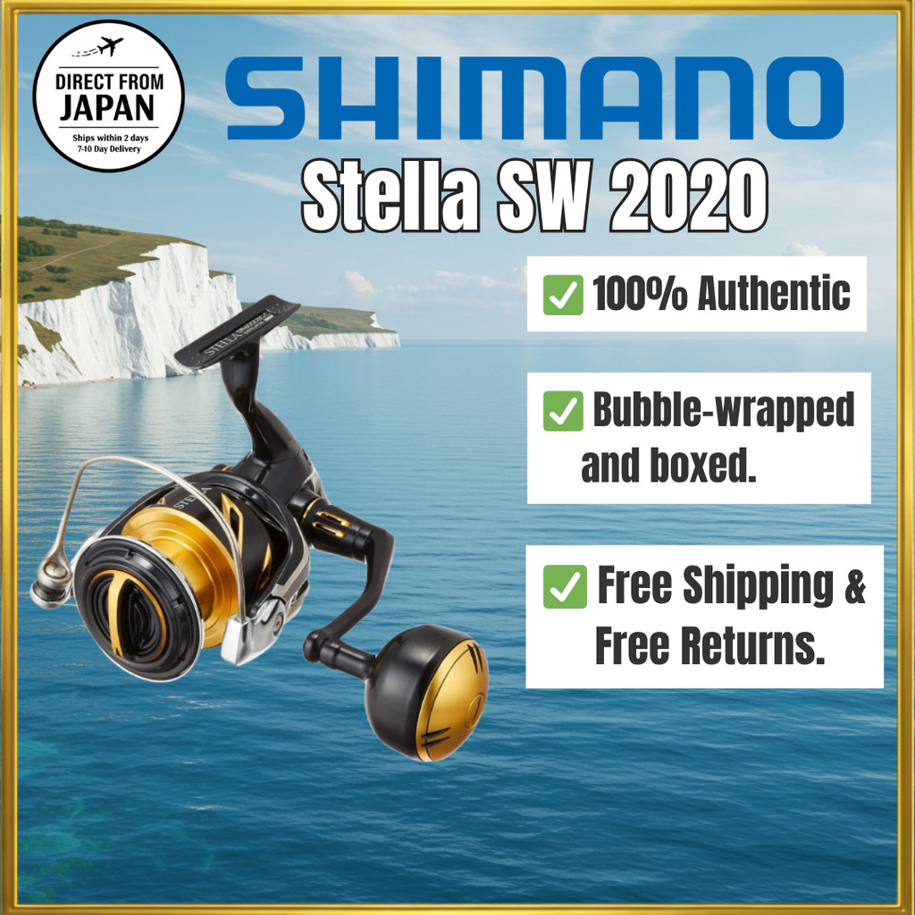 Shimano Spinning Reel 20 Stella SW 6000XG Offshore & Shore Game #6000 ...
