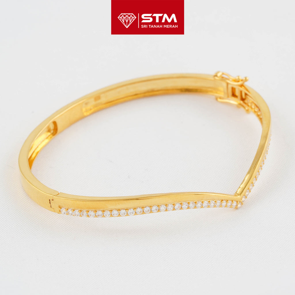 STM Exclusive Bangle 916 (22K Gold) | Shopee Malaysia
