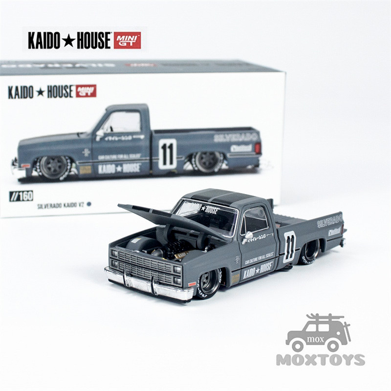 Kaido House x MINI GT 1:64 Silverado KAIDO V2 Diecast Model Car ...