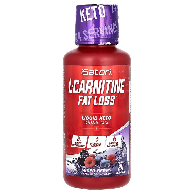 Isatori, L-Carnitine, Mixed Berry, 12 fl oz (360 ml) | Shopee Malaysia