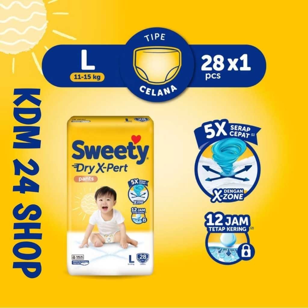 Sweety Bronze Dry X-Pert Pants L28 Pcs | Shopee Malaysia