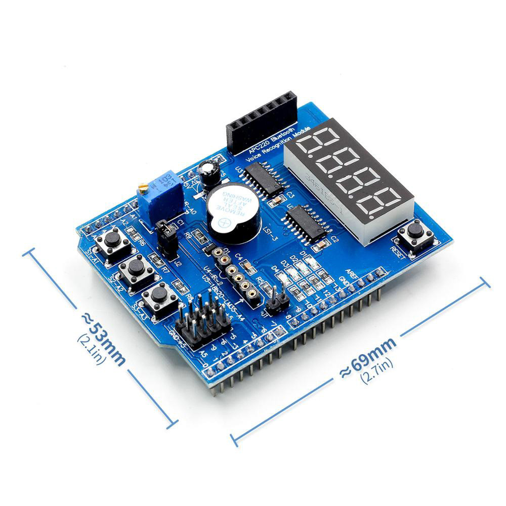 Multifunctional Expansion Board Basic Learning Kit Microcontroller Development Board Based on ...