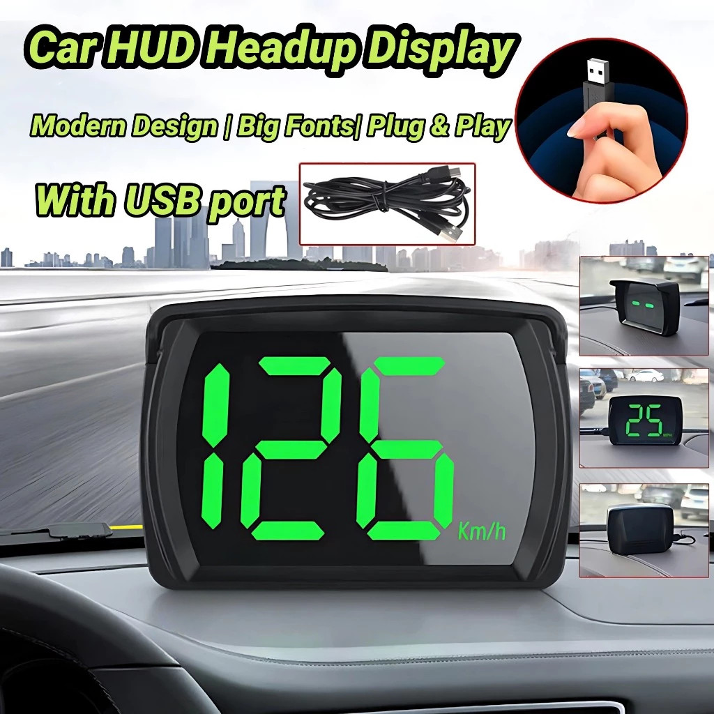 Digital Speedometer Car Hud GPS Speedometer Head Up Display for Cars ...