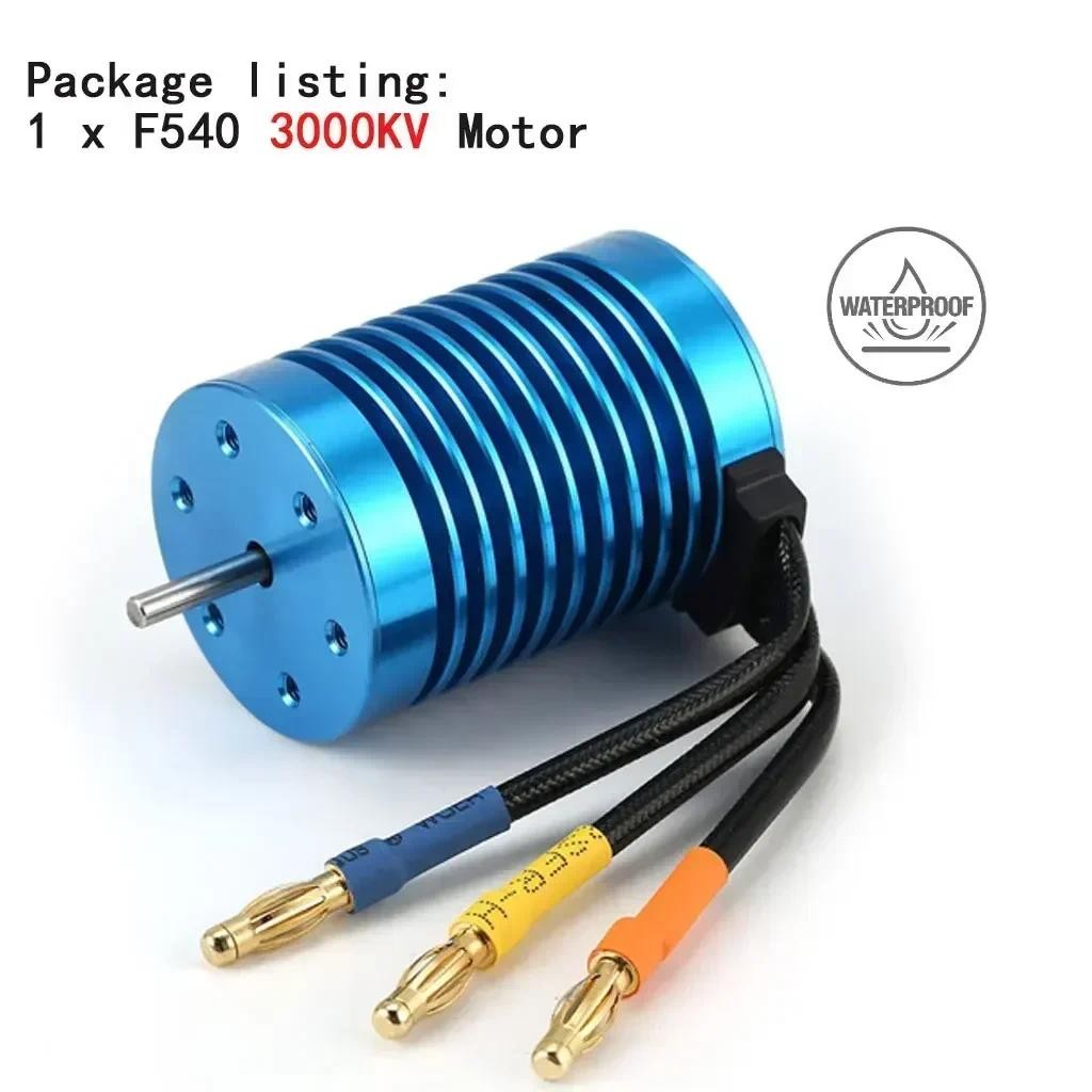 NTC sensor F540 3000KV 3300KV 3930KV 4370KV Brushless Motor for 1/10 RC ...