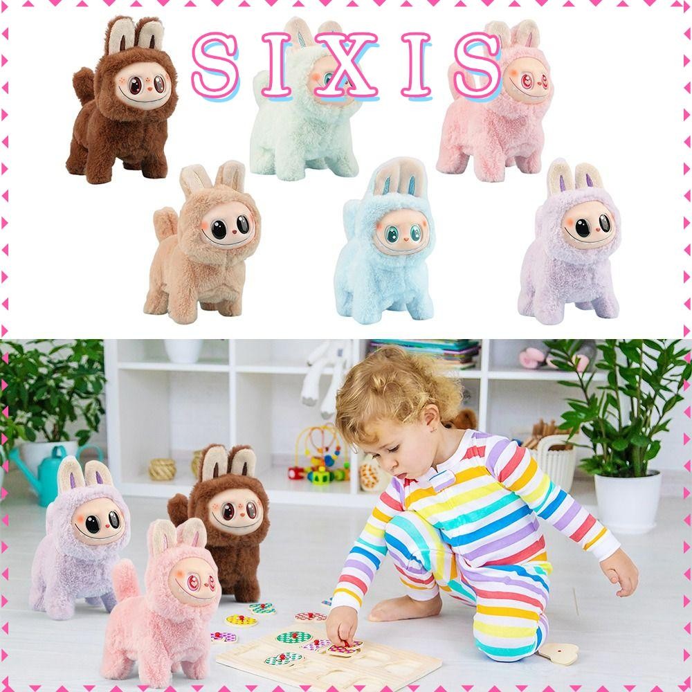 SIXIS Electric LABUBU Dog Facial Glowing Can Run And Sing Cartoon ...