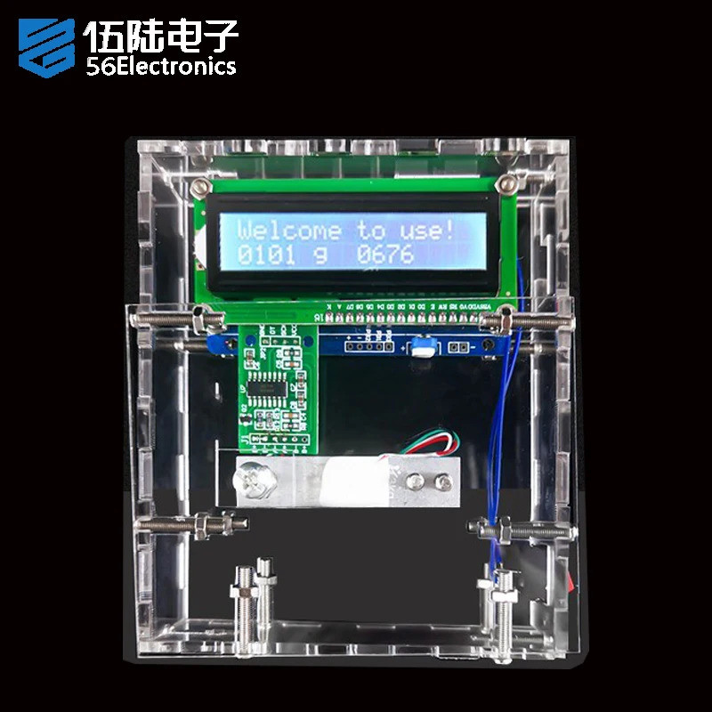 Kit DIY Skala Elektronik Pengawal Mikro dengan Pendakap 3KG Bahagian ...