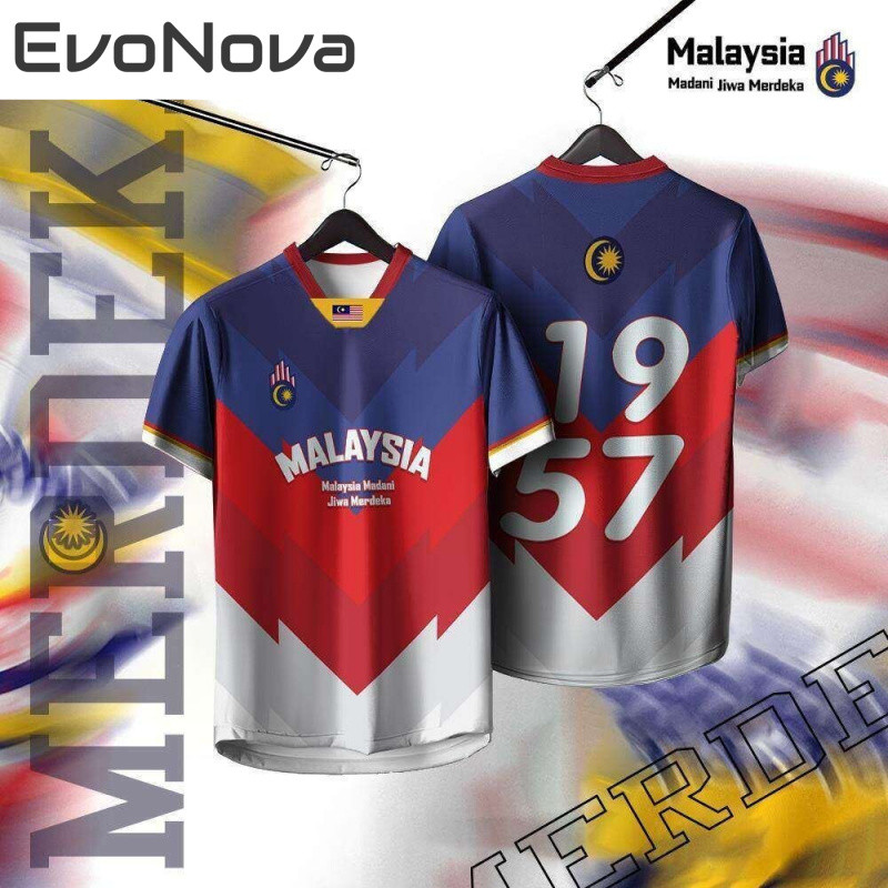 2025 Baju Merdeka 68 Tahun baju jersey Ethnic NFL T-shirt t shirt 2025 ...