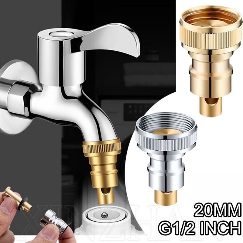 MH 1/2 Inch Female Faucet Adapter Connect / Anti-Falling Automatic ...