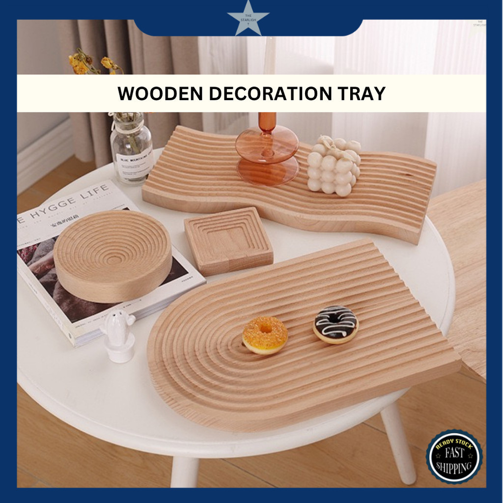 Muji Style Hiasan Kayu Minimalist Dekorasi Rumah Meja Rak Serbaguna ...