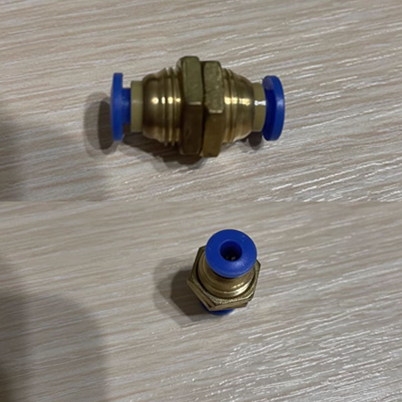 [YHKJ] Pneumatic Partition Straight Joint Quick Quick Insert Air Pipe ...