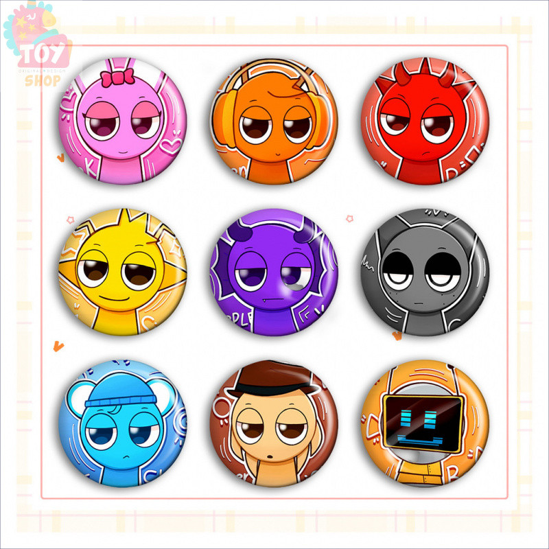 Animation Merchandise Animation Merchandise Two-Dimensional Round ...