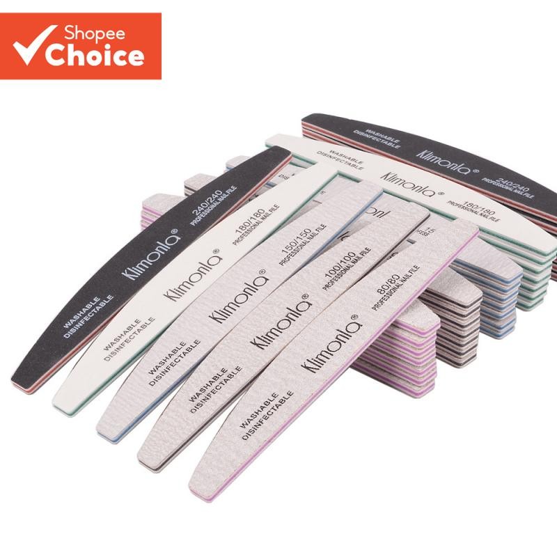 Nail Shaping Tools Half Moon Nail File, Buffing Sanding Strip, Nail ...