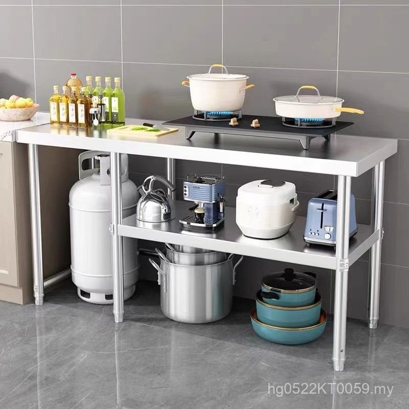 Six-Leg Commercial Shelf Stainless Steel Kitchen Operating Table ...
