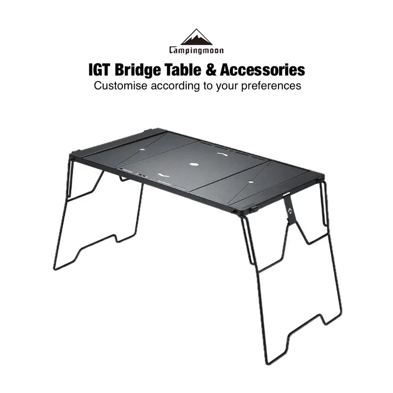 CAMPINGMOON IGT Bridge Tactical Table & Accessories GT-3 / CK-3650-T38 ...