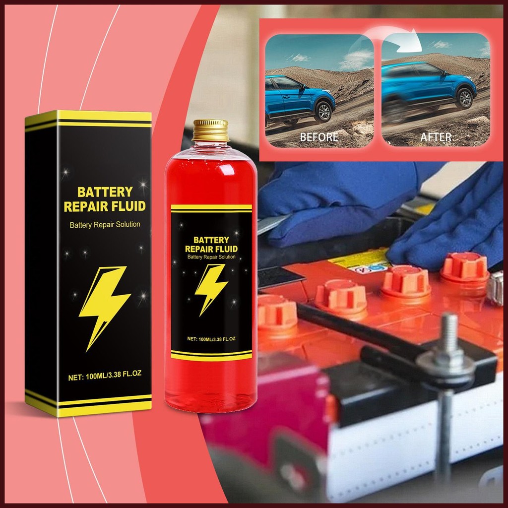 Battery Repair Fluid for Car 100ml Effective Repair Fluid Battery ...