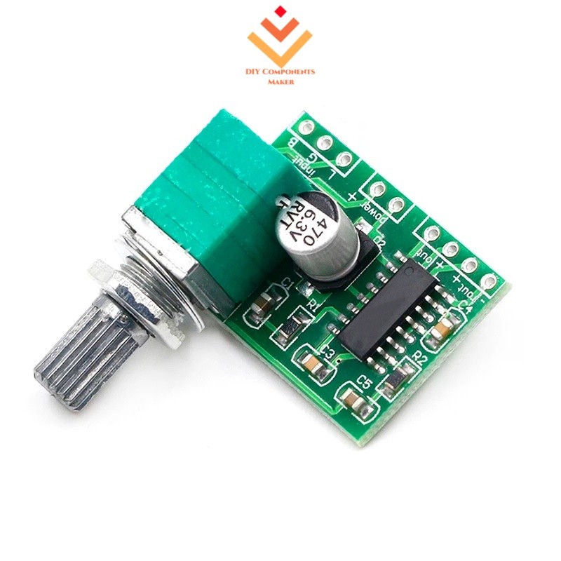 PAM8403 Mini 5V Digital Amplifier Board with Switch Potentiometer Volume Control USB Power ...