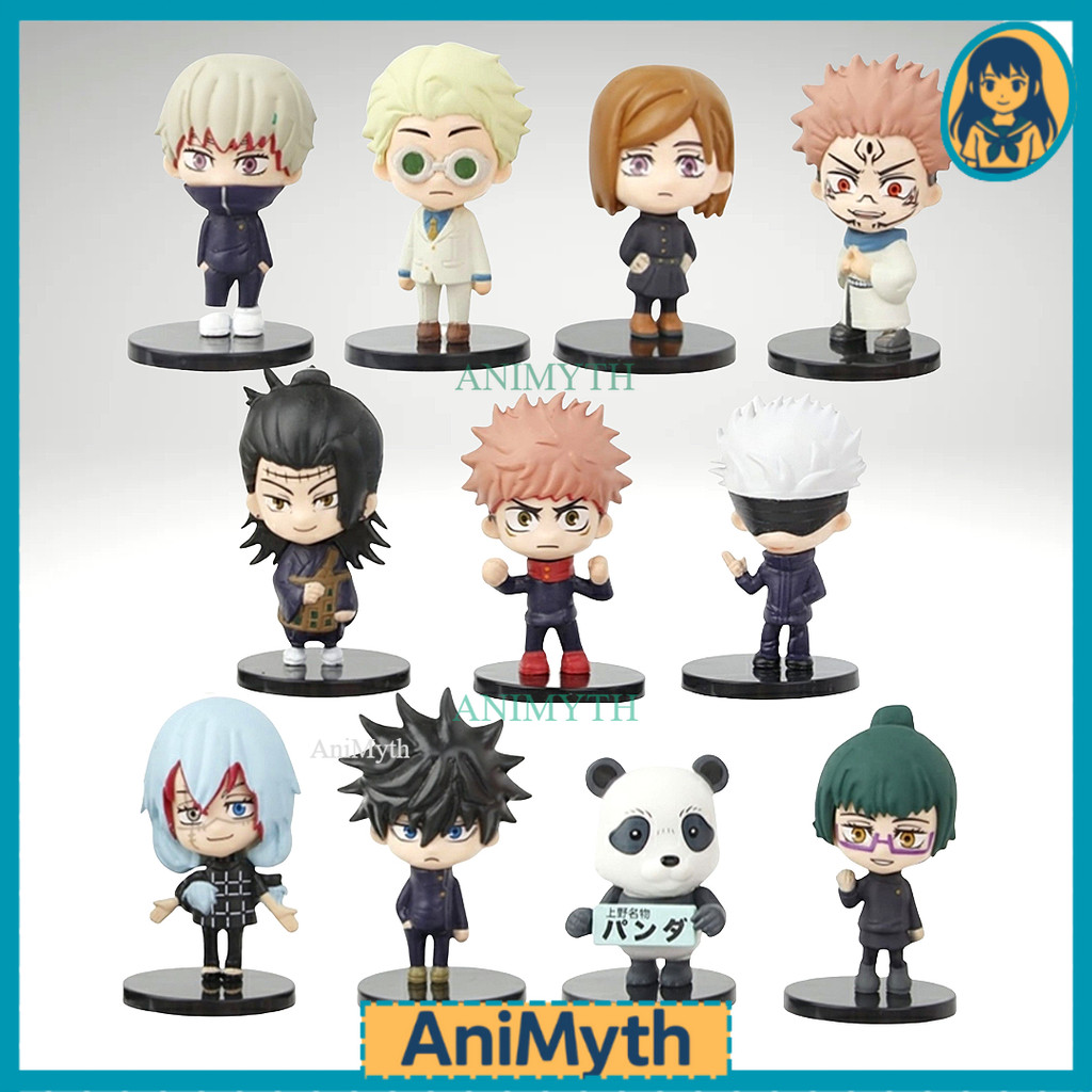 Anime Figure Jujutsu Kaisen Chibi Action Figure Gojo Sukuna Geto Mahito ...