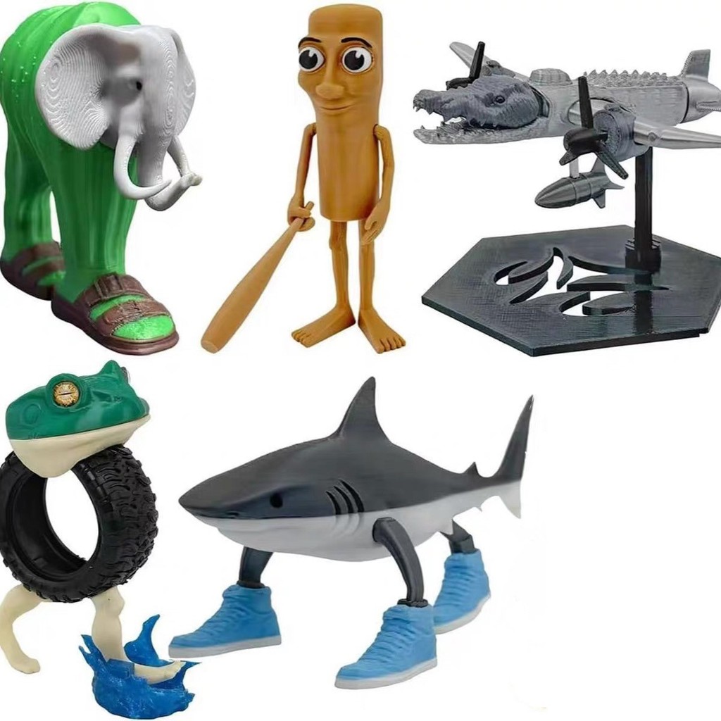 Tungtungtung Sahur Tralalero Tralala Boneca Ambalam Model figurines ...