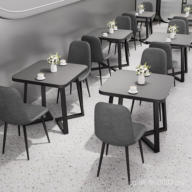 Dining Snack Set Influencer Rectangular One Table Four Chairs Breakfast ...