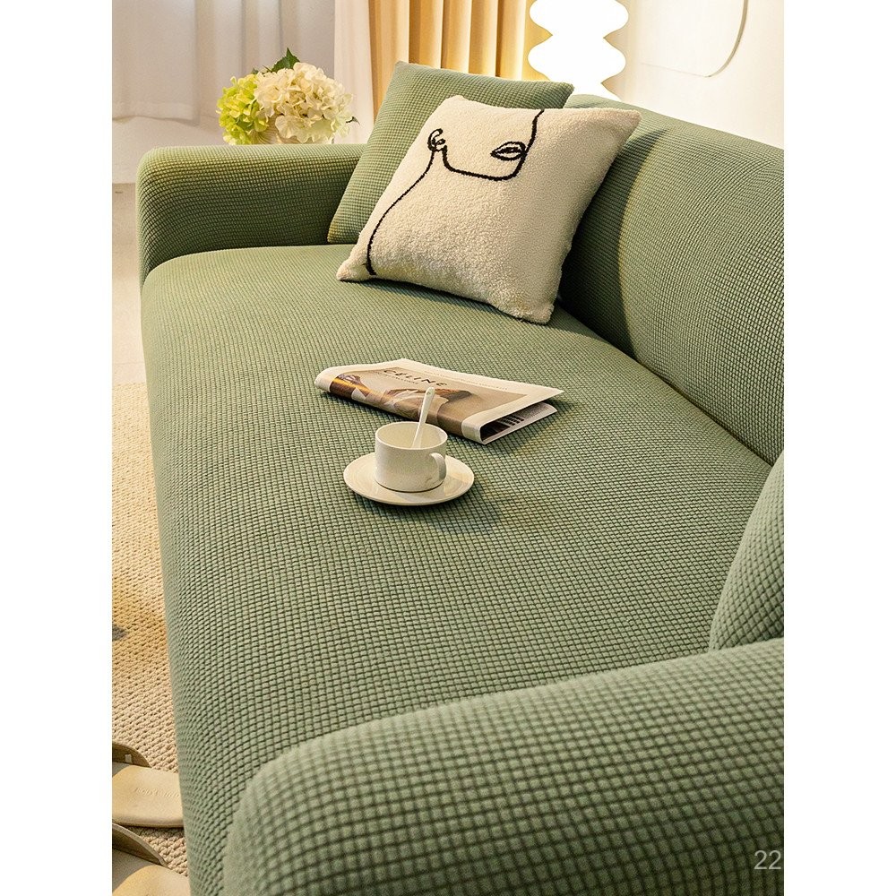 Sarung Sofa Balutan Penuh Universal Elastik Malas Anti-Calar Kucing ...